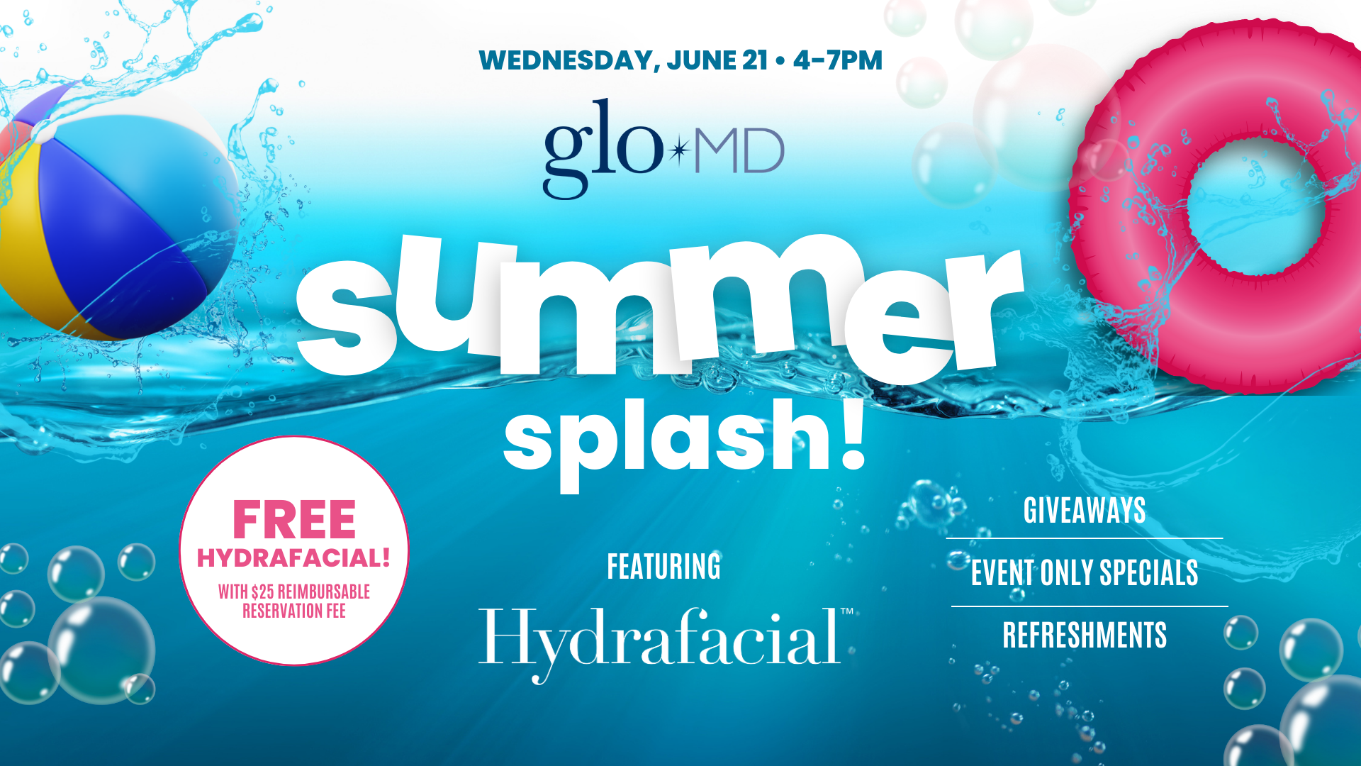 We’re making a splash this summer! - gloMD